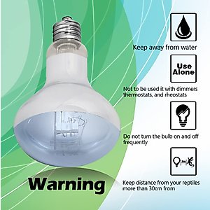 MCLANZOO Reptile Heat Lamp 75W 2 PACK,UVA Basking Spot Heat Lamp Bulbs,Natural Daylight Heating Light for Bearded Dragon, Turtle,Lizard,Chicken Brooder,Reptile with Digital Temperature Thermometer
