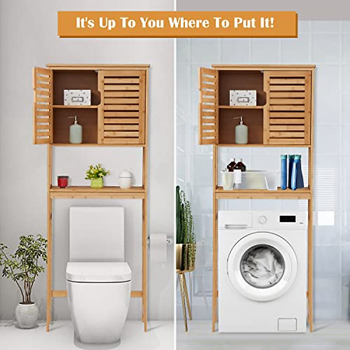ide·o Bathroom Organizer Over Toilet - Over Toilet Bathroom Organizer, Bathroom Organizer, Over The Toilet Storage