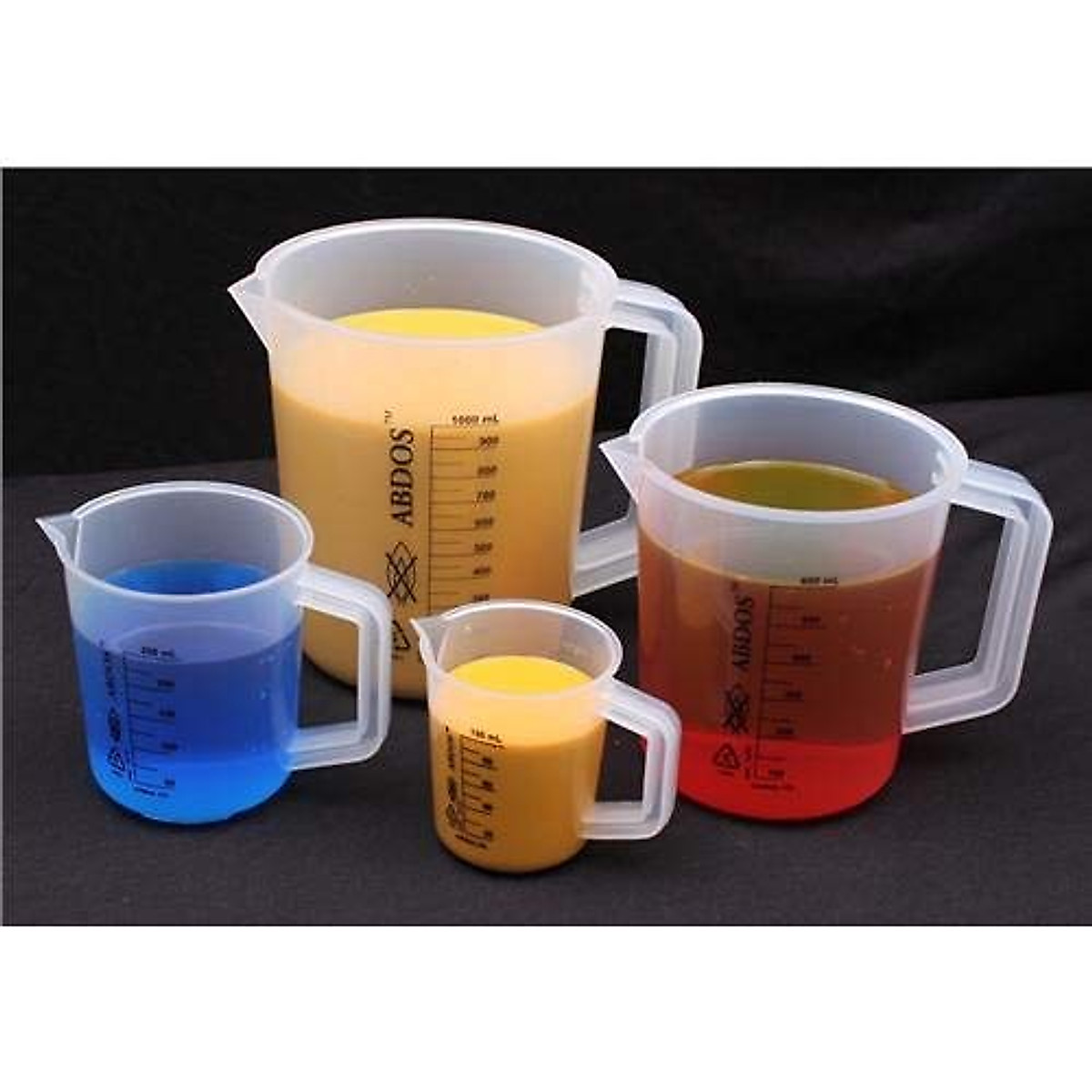 United Scientific P50808 Polypropylene Pitchers with Printed Graduations, 10000ml Capacity