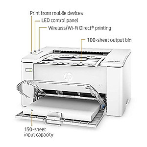 Hp Laserjet Pro M102w Laser Printer - Monochrome - 600 X 600 Dpi Print - Plain Paper Print - Deskto