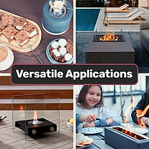 Bio Ethanol Fireplace Fuel 1 Liter - Bioethanol Fuel Tabletop Fire Pit, Bio Ethanol Fuel for Table Top Fire Pit & Ethanol Fireplaces - Made in USA