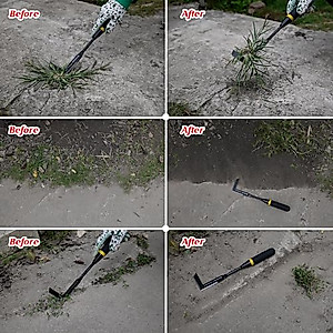 Kemaier Crack Weeder Tool Stainless Steel Versatile Weed Remover, Weeder, and Weed Puller for Heavy-Duty Garden Tasks
