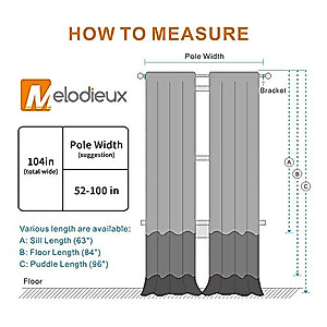 Melodieux Grey Sheer Curtains 84 Inches Long for Bedroom Living Room, Light Filtering Cotton Texture Rod Pocket Voile Drapes, 52 by 84 Inch, 2 Panels