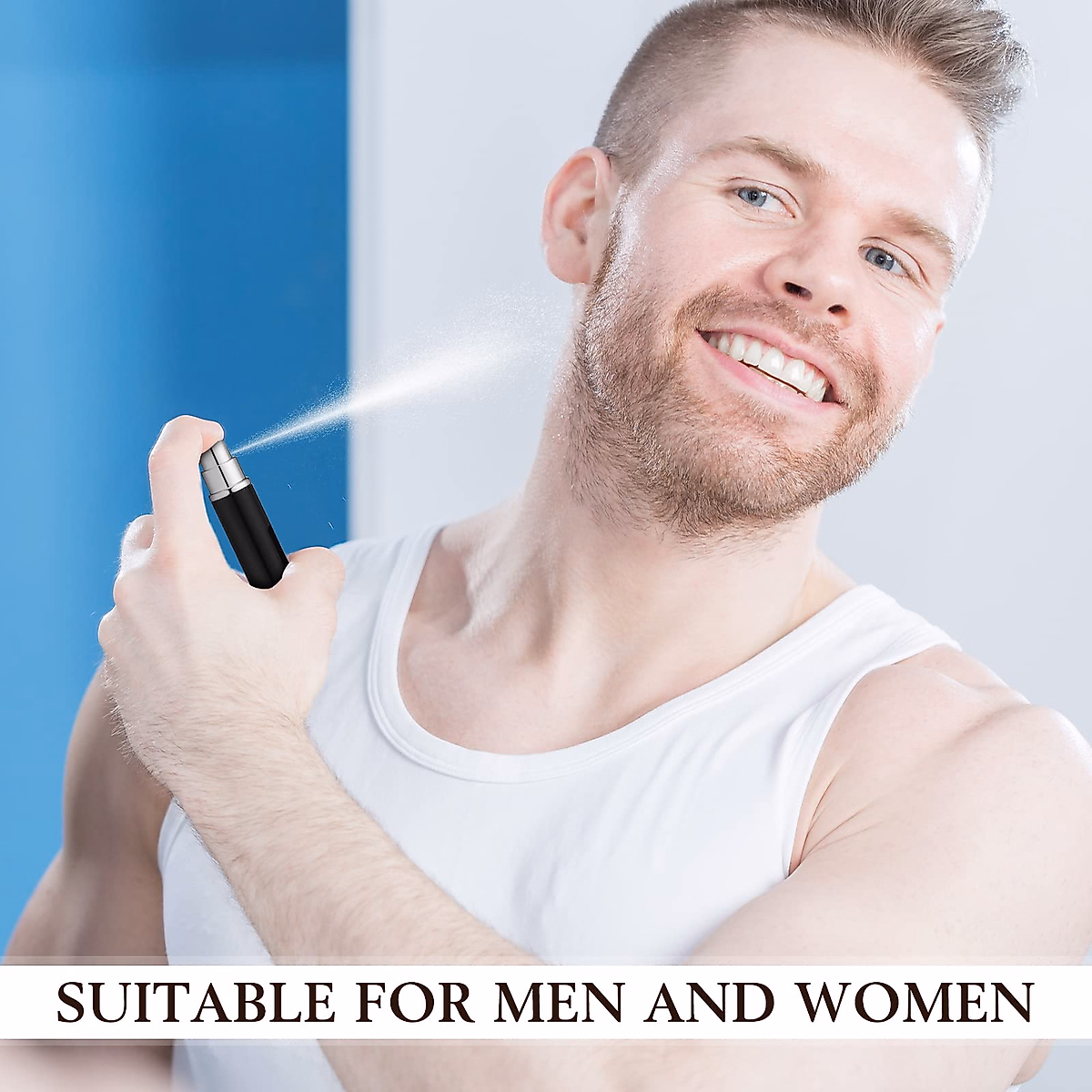 30 Pieces Refillable Perfume Atomizer Mini Refillable Spray Perfume Bottle in 5 ml with 10 Perfume Dispenser Pump Transfer Tool Travel Perfume Bottle Small Refillable Scent Pump Case (Multi Colors)