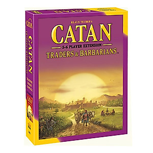 CATAN Traders & Barbarians Board Game 5-6 Player EXTENSION - Expand Your Epic CATAN Adventure! Strategy Game for Kids and Adults, Ages 12+, 3-6 Players, 90-120 Minute Playtime, Made by CATAN Studio