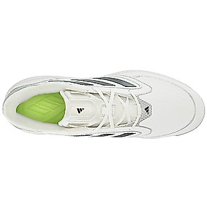 adidas Women's Adizero Purehustle 3 Elite Sneaker, White/Black/Silver Metallic, 11.5