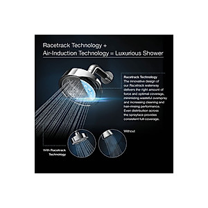 KOHLER Artifacts Shower Head with Handheld Combo High Pressure, One Size, Polished Chrome, K-76472-CP