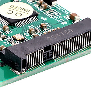 44pin Standard Male IDE Connector Cards for MSATA SSD, Laptop 1.8in IDE PCI E SSD Hard Drive Adapter Card, Compatible for DOS/Win3.1/NT4/98SE/ME/2000//XP/Vista/UNIX/Linux