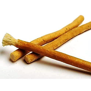 Organic Herbs Traditional Natural Miswak (sewak) Peelu Chewing Stick Toothbrush for Whiter Teeth -3 Pc