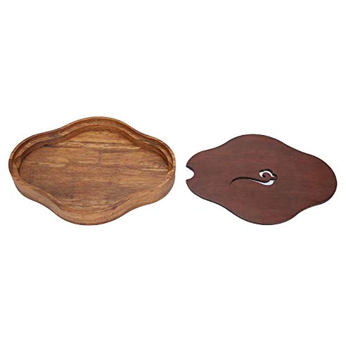 Natural Bamboo Tea Tray Chinese Style Teaboard Serving Tray Box for Kungfu Tea Set Tearoom Supplies