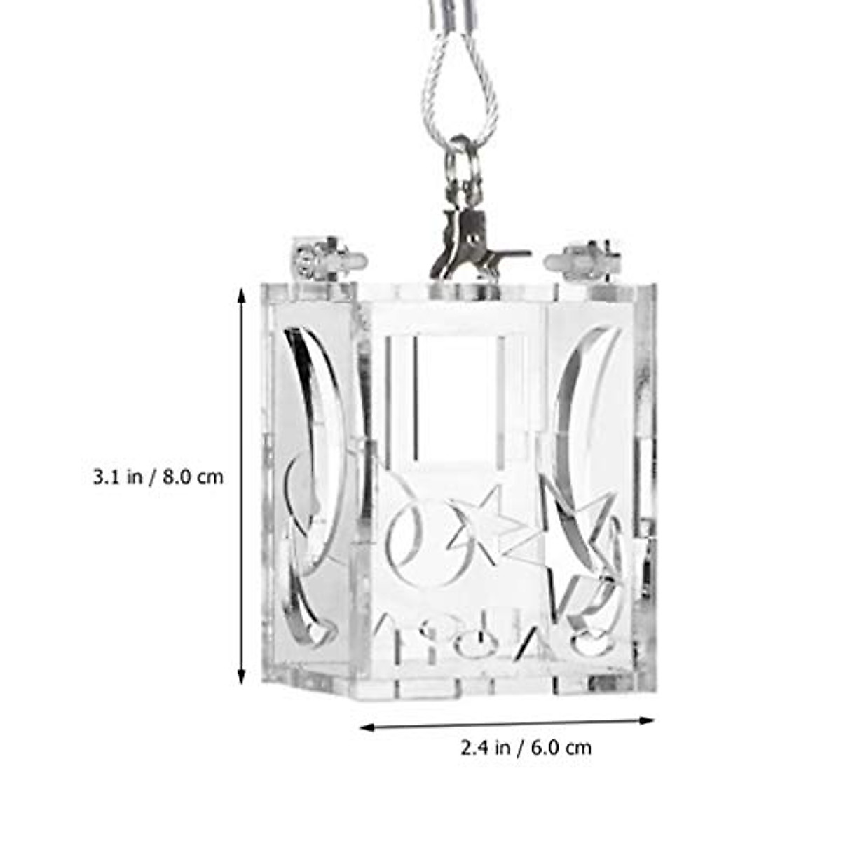 balacoo Bird Parrot Acrylic Foraging Toy Creative Hanging Parakeet Treat Feeder Toy Transparent Cockatiel Food Toys for Parakeet Cockatiel Conure