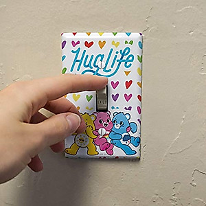 Care Bears: Unlock the Magic Hug Life Plastic Wall Decor Toggle Light Switch Plate Cover