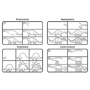 How to Draw 101 Dinosaurs