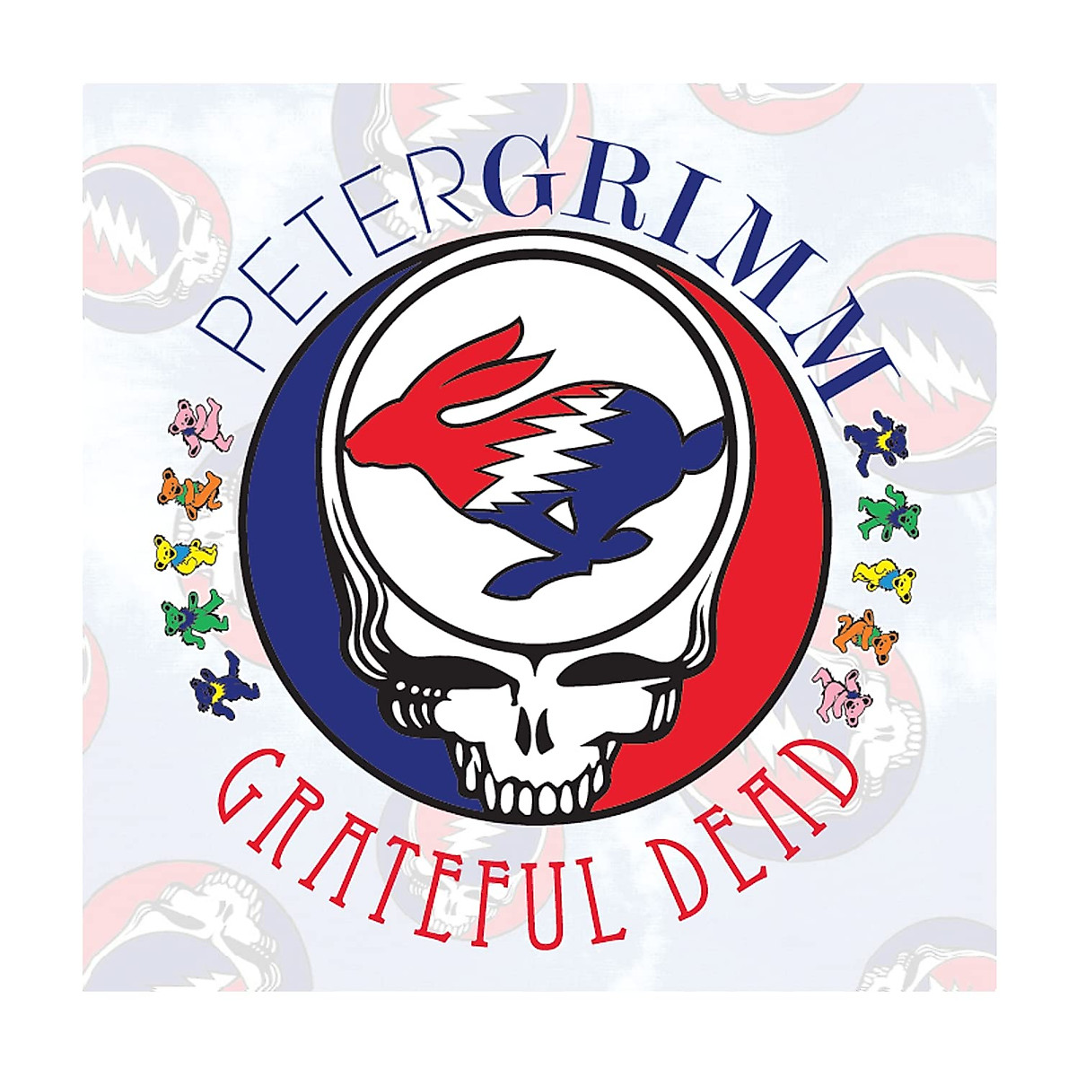 Peter Grimm, Grateful Dead Bucket Hat, Unisex (Teddy Bucket) Yellow