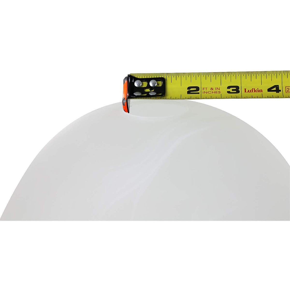 LIGHTACCENTS Alabaster White Glass Lamp Shade Replacement for Floor Lamp - Lamp Shade for Floor Lamps - Glass Lamp Shade - Floor Lamp Shade - Light Fixture Replacement Glass (White Marble)