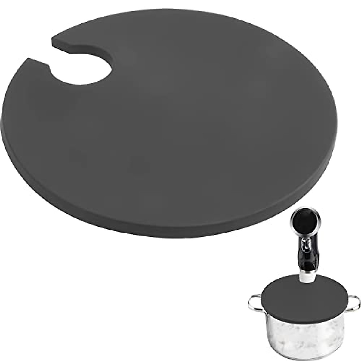 Sous Vacuum and Vide Lid Cooking Sous Vacuum and Vide Cooker Fits Up to 10.5" Pot, Prevent Water Evaporation and Retain Flavor for Stock