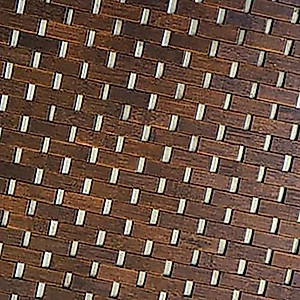 SM SunniMix Bath Mat Non Slip Kitchen Rug, Bamboo Wood Bathroom Mat, Bathmat Floor Mat Shower for Sauna Floor Swimming Shower Home SPA, Brown