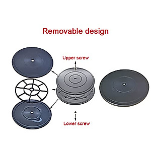 Bonsai Turntable Stand, Rotating Garden Swivel Stand, Stainless Steel Ball Bearings, It Can Bear 100kg, Multi-use Rotating Platform For Monitor Laptops Speakers Bonsai Plants Cake Clay ( Color : 4 pac