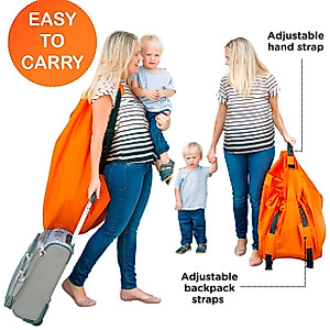 KangoKids Infant Car Seat Travel Bag for Airplane- Durable, Waterproof, XLarge Infant Carseat Travel Bag for Airplane- Car Seat Bag to Keep your Car Seats, Infant Carriers & Booster Safe & Secure