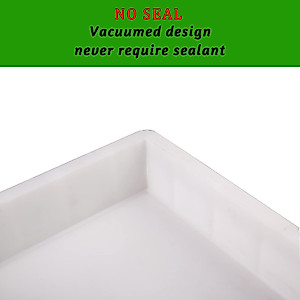 Kalinta No Seal Reusable Epoxy Mold, 23.6x15.7x3 Inches Large Resin Mold for River Table, Cutting Board, River Coffee Table, Resin Art, DIY Art Home