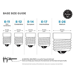 KOR (Pack of 6) 15T6/CL - 15 Watt T6 Clear Tubular - 120V - Candelabra (E12) Base - Incandescent Light Bulb