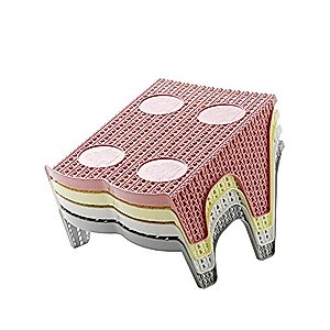 Double Row Shoe Slots Organizer, Made Non-Slip PP Plastic, Space-Saving, Easy to Use and Clean, Multifunction