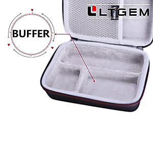 Hard Case for Sony ZV-1 / ZV-1F Vlog Camera by LTGEM. Fits Vlogger Accessory Kit Tripod and Microphone - Travel Protective Carrying Storage Bag