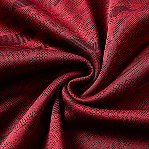 LAIWANG Men's Color Block Hoodie-Full Zip Ultimate Heavyweight Fleece Hoodie-Camo zip up hoodie With Pocket (Claret camouflage, L)