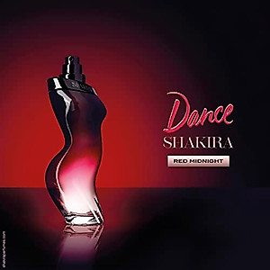 Shakira Perfumes - Dance Red Midnight for Women - Long Lasting - Elegant, Sexy and Femenine Fragance - Sweet and Bold Notes - Ideal for Day Wear - 2.7 Fl Oz