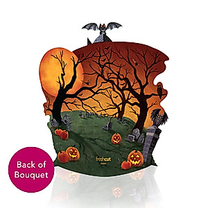Freshcut Paper Pop Up Cards, 15 Inch Halloween Haunted House 3D Popup Greeting Cards, Halloween Gifts, Birthday Gift Cards, Note Card & Envelope, Haunted House