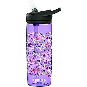 CamelBak eddy+ BPA Free Water Bottle, 20 oz, Dotted Floral