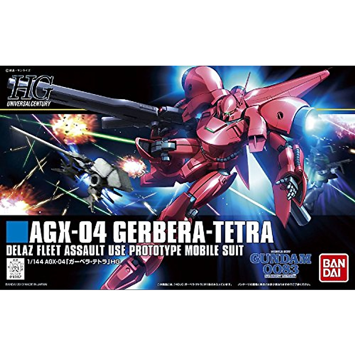 Bandai Hobby HGUC #159 Gerbera Tetra Action Figure Model Kit, 1/144 Scale