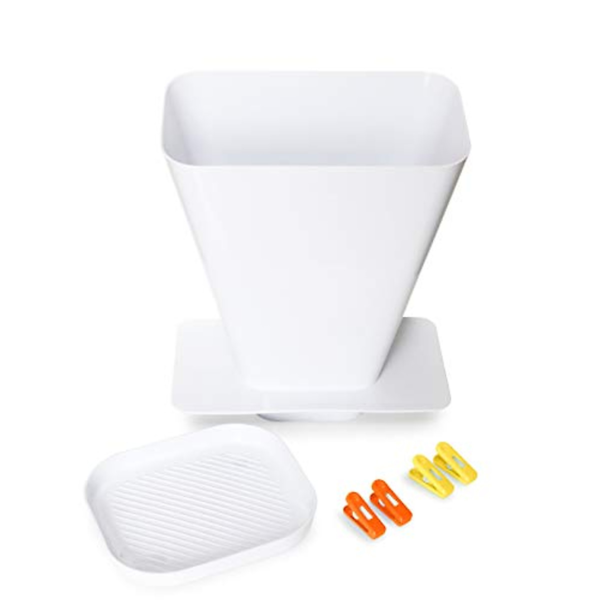 SimplyImagine SprayStand - Cloth Diaper Sprayer Splatter Shield - Contains Spray and Debris When Rinsing Cloth Diapers, Clothing, Shoes, and More in Toilet Spray Bucket Pail