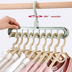 NC Clothes Hanger Closet Organizer, Multi-Port Hanger, Plastic Tie Scarf Clothes Organizer