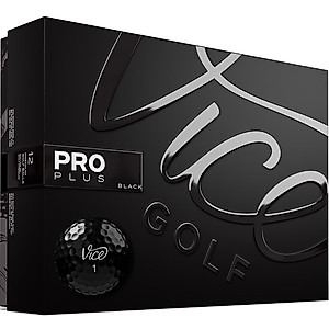 Vice Golf Limited Edition Pro Plus Golf Balls (Black)