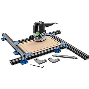 Juice Groove Router Jig for Cutting Board Up to 18” x 18” - Adjustable Juice Groove Jig w/Corner Radius Guides - Versatile Variable Router Jig - Easy-to-Use Router Guide for Perfect Grooves
