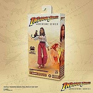 Indiana Jones and The Raiders of The Lost Ark Adventure Series Marion Ravenwood Toy, 6-inch Action Figures, Kids Ages 4 and Up