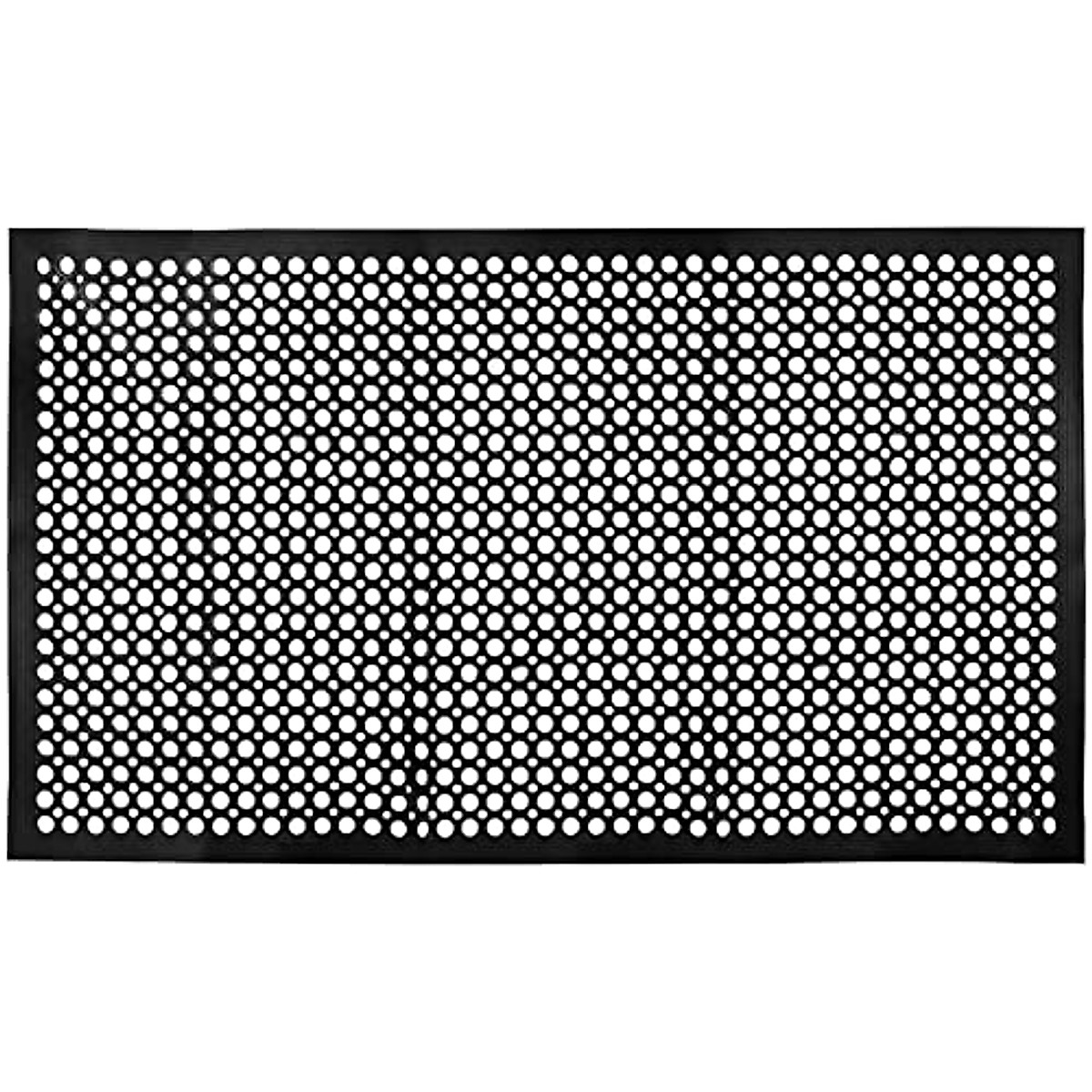 Yesland Rubber Door Mat 61 x 35 Inches, Packed in Roll Durable Restaurant Kitchen Non-Slip Bar Drainage Utility Floor Mat, Ideal Anti-Fatigue Entry Way Doormat for Home Garden Indoor Outdoor Wet Area