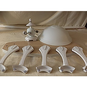 Hampton Bay Southwind 52" Reversible blades Maple/White - White w/Remote control - Dimmable