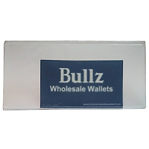 Set of 2 Heavy Duty Vinyl Checkbook Protector/Divider wallet inserts Made in USA