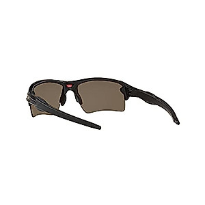 Oakley Men's OO9188 Flak 2.0 XL Rectangular Sunglasses, Matte Black/24K Polarized, 59 mm