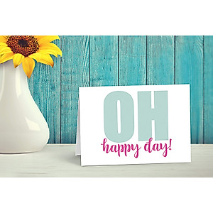 Stonehouse Collection 48 Birthday Card Assorted Pack - USA Made - 16 Unique Assorted Designs Blank Cards - Bulk Boxed Set (48 Card)