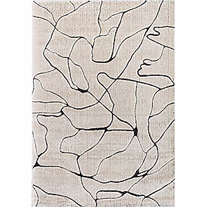CosmoLiving by Cosmopolitan Area Rug, 5'0"x7'6", Marble