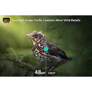 Meidase Trail Camera, 48MP 1440p, Clear 100ft Night Vision Motion Activated, Hunting Game Camera with Fast 0.1s Trigger Speed, IP66 Waterproof