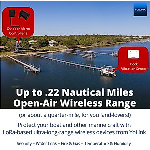 YoLink Smart Vibration & Shock Sensor, Generator, Pump Running, Glass Break, Anti-Tamper, Vehicle Alarm, Hub Included!