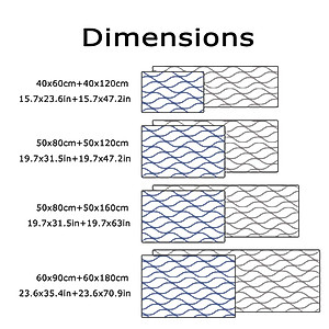 2 Pieces Kitchen Rug Set Non-Slip Backing Mat Throw Rugs Doormats Summer Daisy Farm Bee Gnome Absorbent Area Runner Carpet for Bathroom Black and White Grid