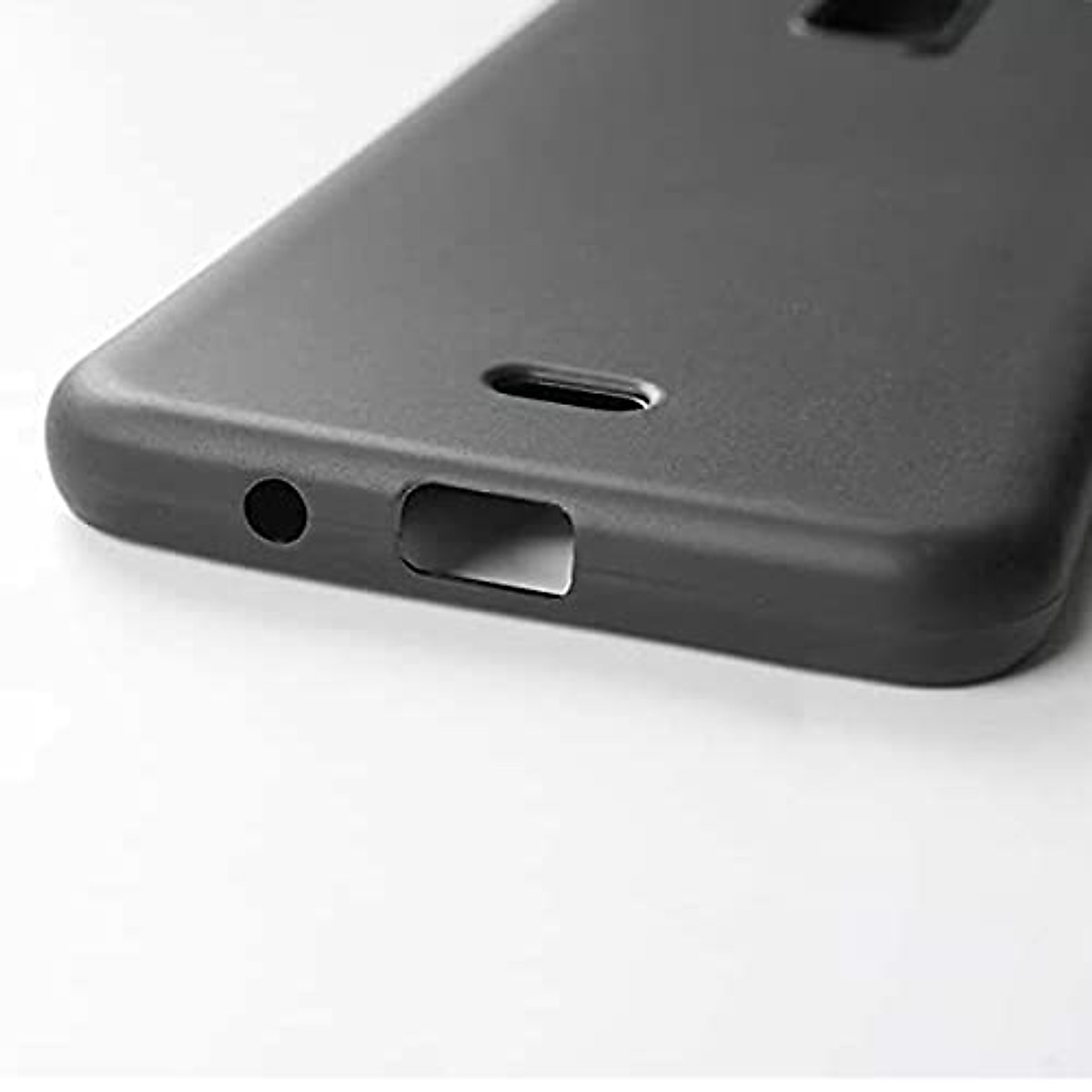 Ansxder Ultra-Thin Slim Fit TPU Case for Blu View 3 B140dl Phone + 2 Pack Tempered Glass Screen Protector