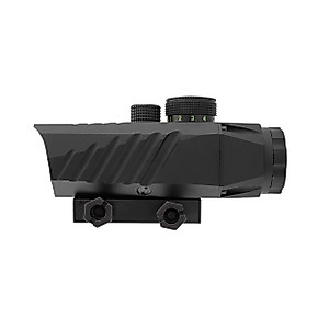 Monstrum P330 Marksman 3X Prism Scope | RM5-AH Adjustable Height Riser Mount with Quick Release | Bundle
