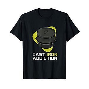 Cast Iron Addiction, Dutch Oven T Shirt T-Shirt