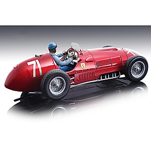 375#71 Alberto Ascari Winner Formula One F1 Nurburgring GP (1951) with Driver Figure Mythos Series Limited Edition to 80 Pieces Worldwide 1/18 Model Car by Tecnomodel TMD18-63D